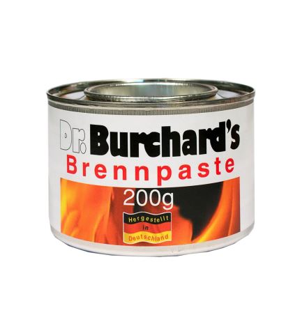 Brennpaste Dr. Burchard´s 2,5 h-Brenndauer 200g Dose › stargast.de